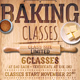 Baking Classes Flyer Template, Print Templates | GraphicRiver