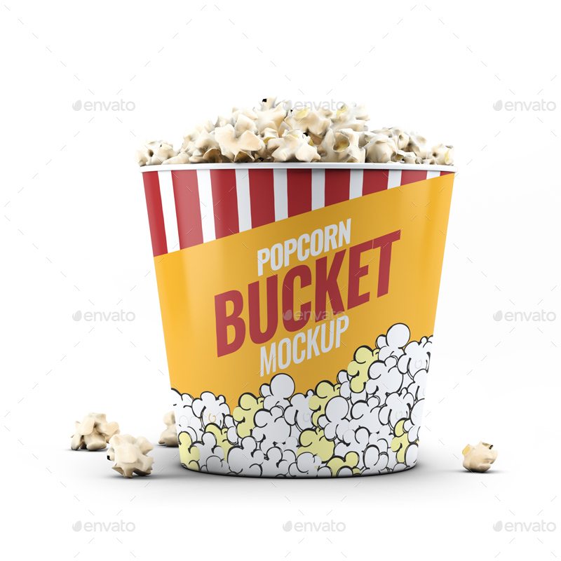 Popcorn Bucket & Cup Mock-Up, Graphics | GraphicRiver