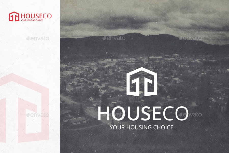 Houseco Housing Logo Template, Logo Templates | GraphicRiver