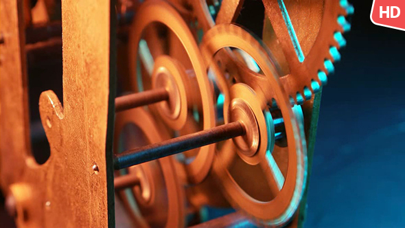 Clock Mechanism 0301, Stock Footage | VideoHive