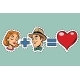 Man Plus Woman Equal Love, Vectors | GraphicRiver