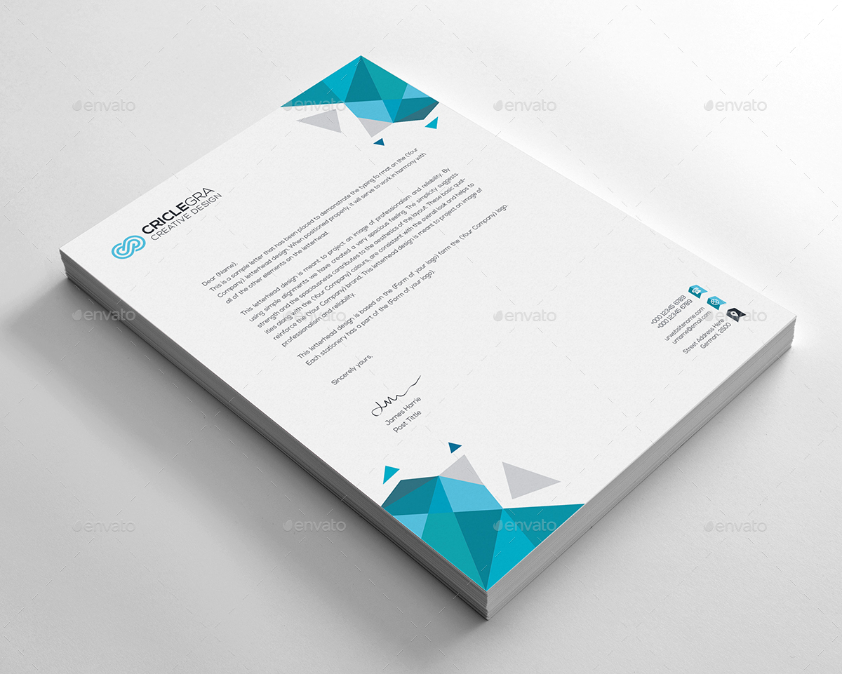 Letterhead Bundle 2 in 1, Print Templates | GraphicRiver