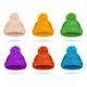 Knitted Color Hat Winter Set. Vector, Vectors | GraphicRiver