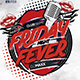 Friday Night Fever Party Flyer, Print Templates | GraphicRiver