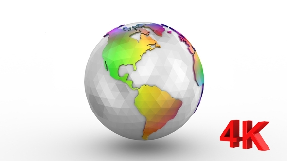 Rotating of Earth, Motion Graphics | VideoHive