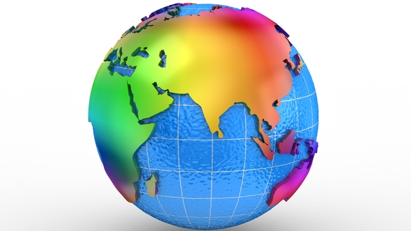 Rotating of Earth, Motion Graphics | VideoHive