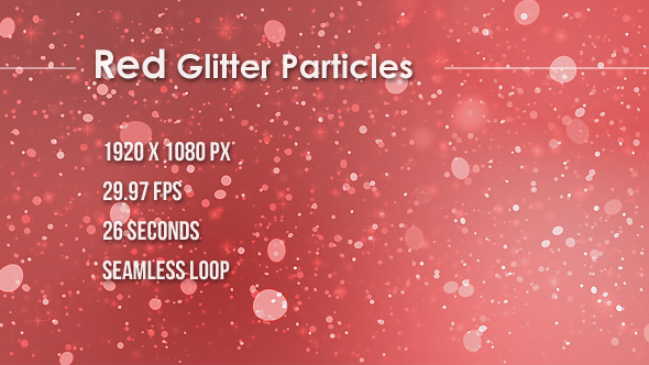 Red Glitter Particles, Motion Graphics | VideoHive