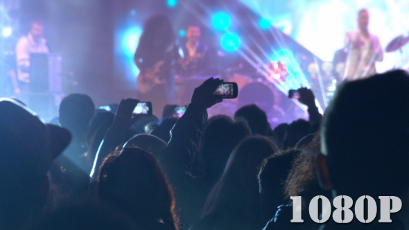 Filming the Concert, Stock Footage | VideoHive