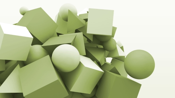Animation of Geometric Shapes Background, Motion Graphics | VideoHive