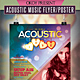 Acoustic Music Flyer / Poster, Print Templates | GraphicRiver