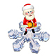 3D Illustration of Santa Claus on a Snowflake, Graphics | GraphicRiver