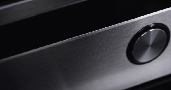 Metallic Oven Front Panel, Stock Footage | VideoHive