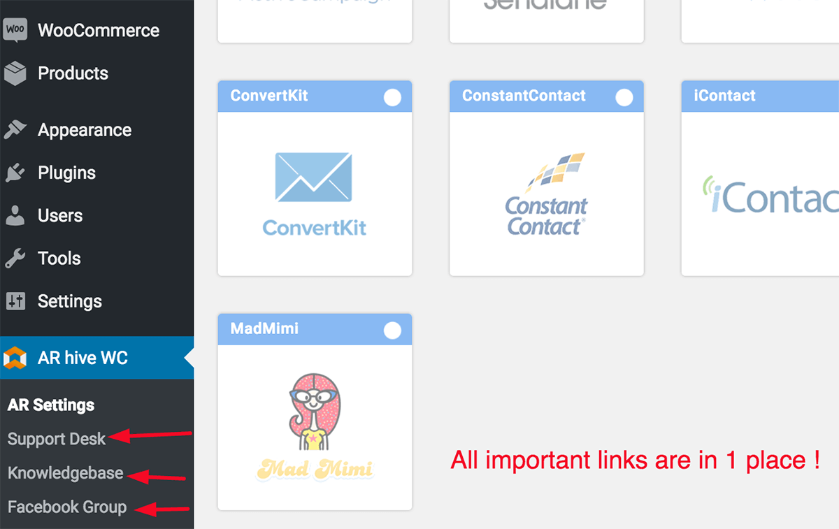 ARHive WooCommerce Autoresponder Integration WordPress Plugin by Ommune