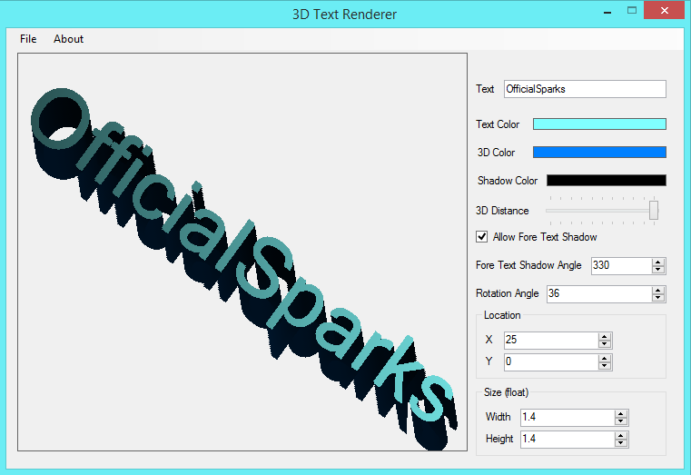 3D Text Renderer by CT100 | CodeCanyon