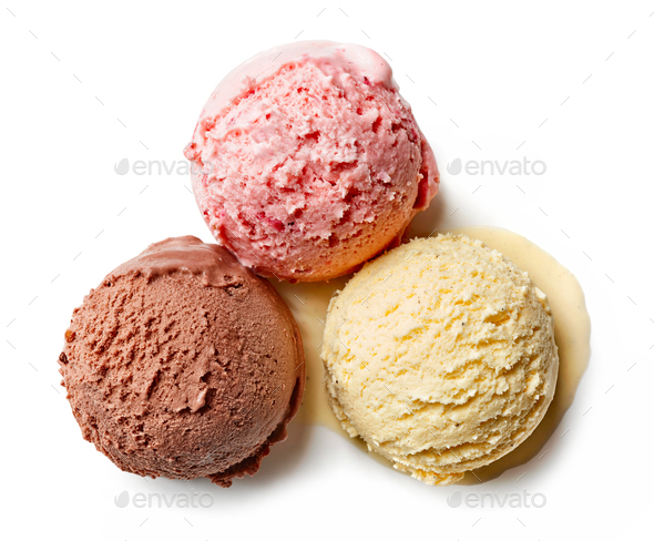 various ice cream balls Stock Photo by magone | PhotoDune