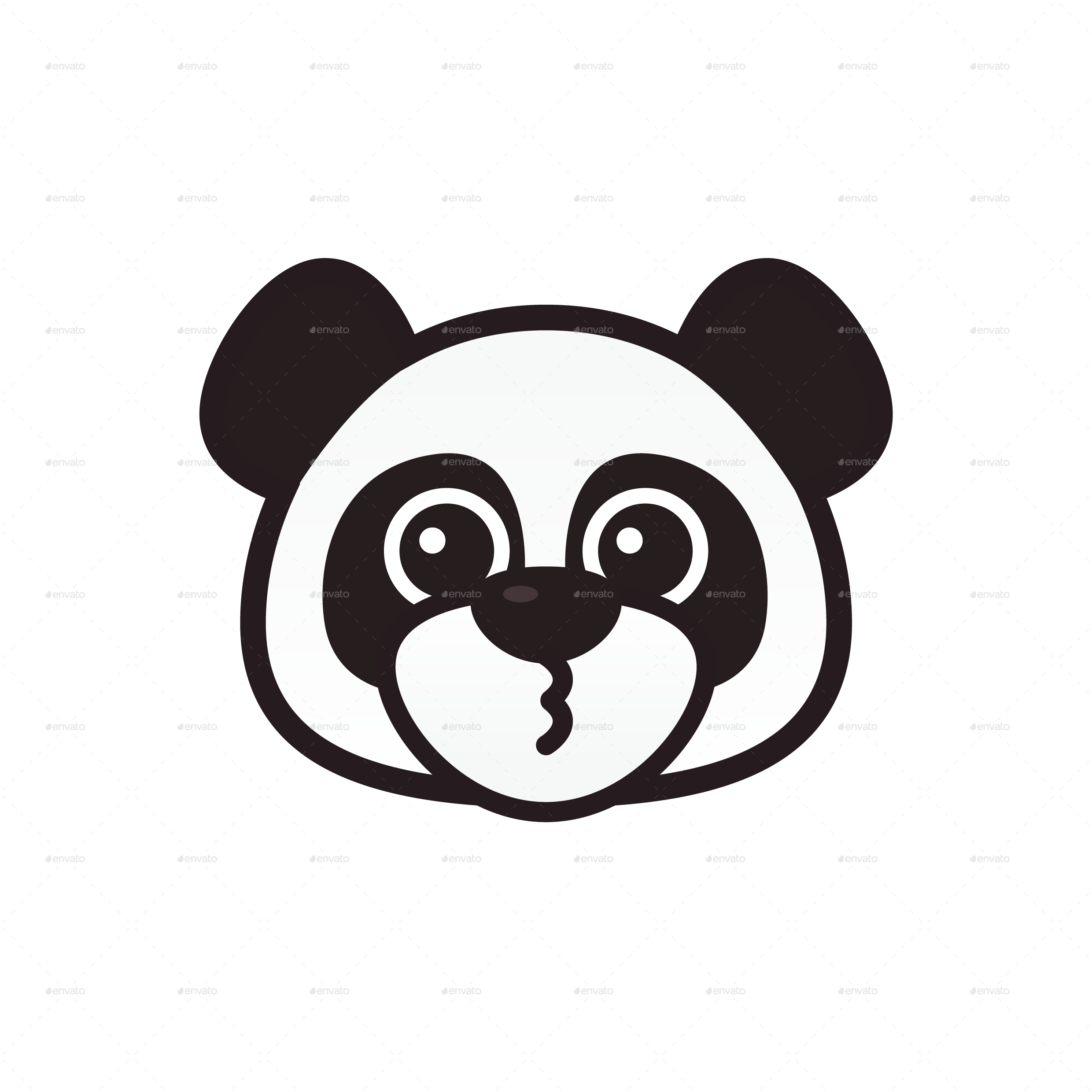 Panda Emoticon, Vectors | GraphicRiver