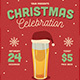 Christmas Beer Party Flyer, Print Templates | GraphicRiver