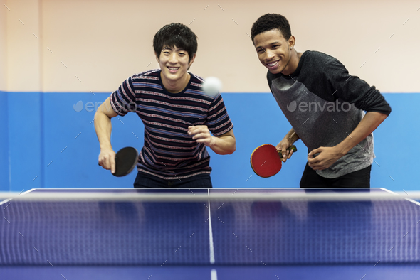 Table Tennis Ping-Pong Friends Sport Concept Stock Photo by Rawpixel