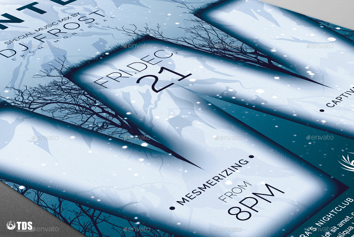 Winter Events Flyer Bundle V3 by lou606 | GraphicRiver