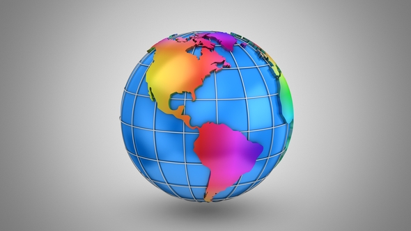 Rotating of Earth, Motion Graphics | VideoHive