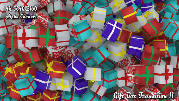 Gift Box Transition 11, Motion Graphics | VideoHive