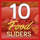 Food Sliders, Web Elements | GraphicRiver
