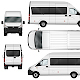 Minibus Template, Vectors | GraphicRiver