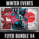 Winter Events Flyer Bundle V4 by lou606 | GraphicRiver