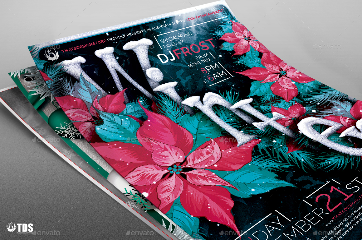 Winter Events Flyer Bundle V4 by lou606 | GraphicRiver