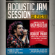Acoustic Session Flyer / Poster, Print Templates | GraphicRiver