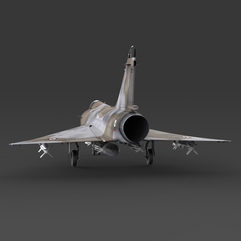 Fighter Aircraft Mirage 2000 by Gamingarts | 3DOcean