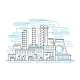Factory - Line Design Composition, Vectors | GraphicRiver
