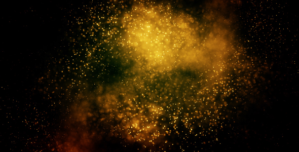 Orange Particles Dark Background, Motion Graphics | VideoHive