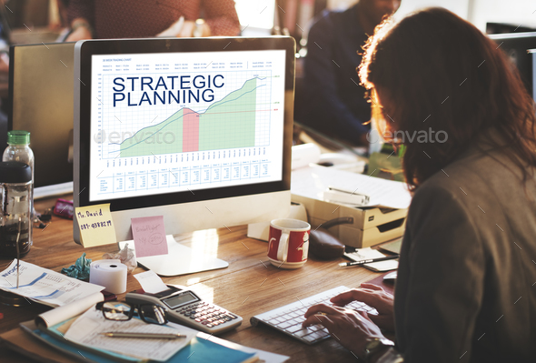 Strategic Plan Graphs Business Marketing Goals concept Stock Photo by ...