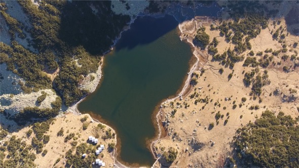 Beautiful Lake Aerial View, Stock Footage | VideoHive
