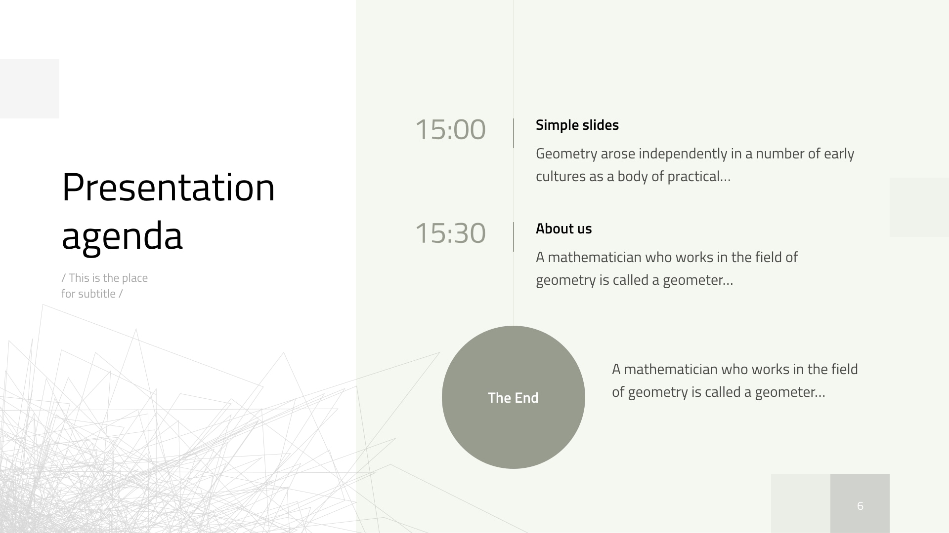 Geometry Google Presentation Template, Presentation Templates ...