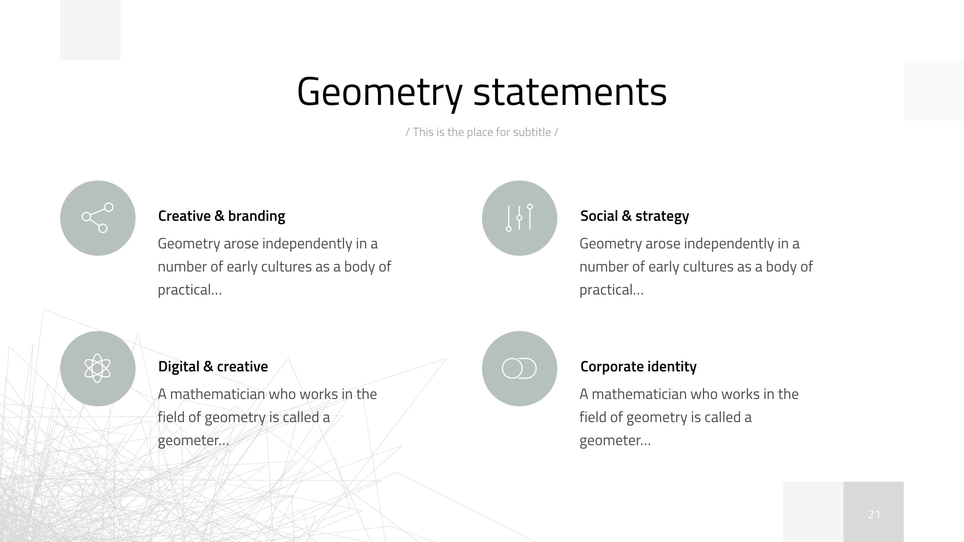 Geometry Google Presentation Template, Presentation Templates ...