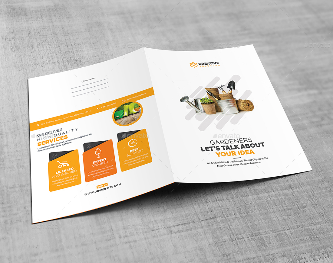 Presentation Folder, Print Templates | GraphicRiver