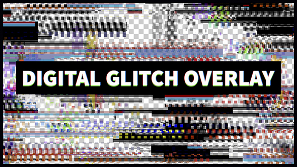 Digital Glitch Overlay, Motion Graphics | VideoHive