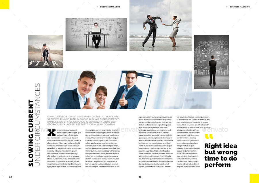 Business Magazine, Print Templates | GraphicRiver