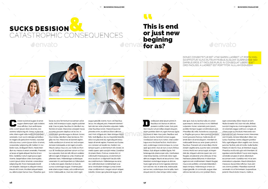 Business Magazine, Print Templates | GraphicRiver