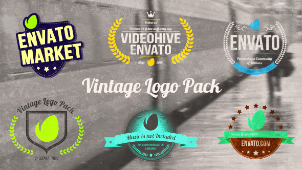 Vintage Logo Pack, After Effects Project Files | VideoHive