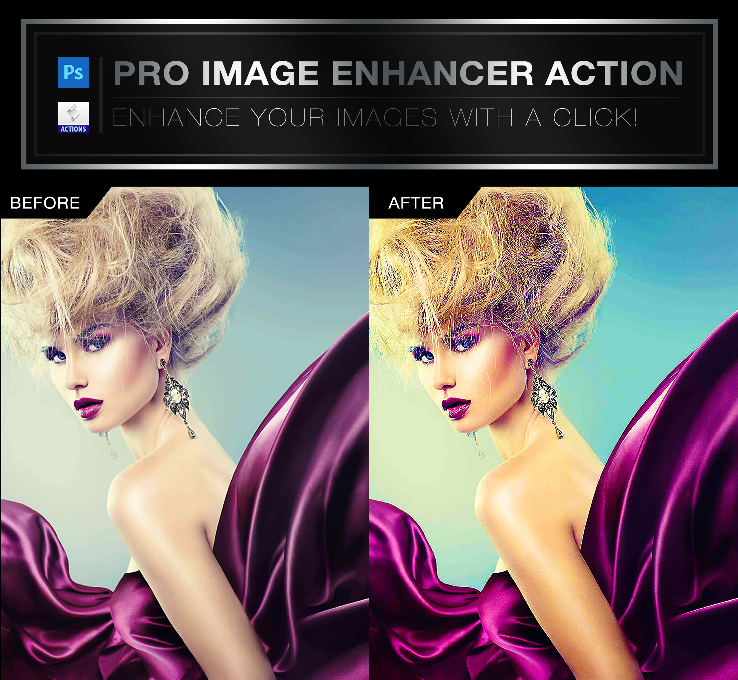 Pro Image Enhancer Photoshop Action, Add-ons | GraphicRiver