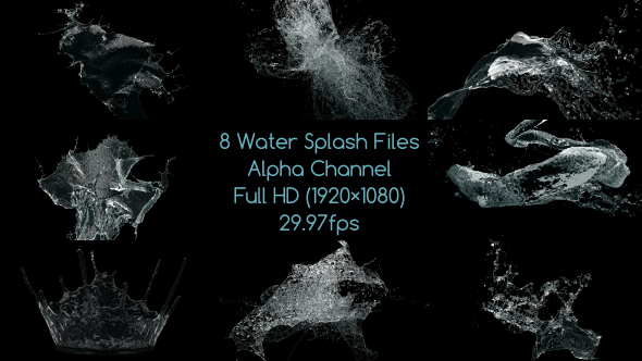 Water Splash Pack 3, Motion Graphics | VideoHive