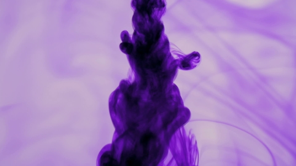 Purple Ink in Water. Purple Background., Stock Footage | VideoHive