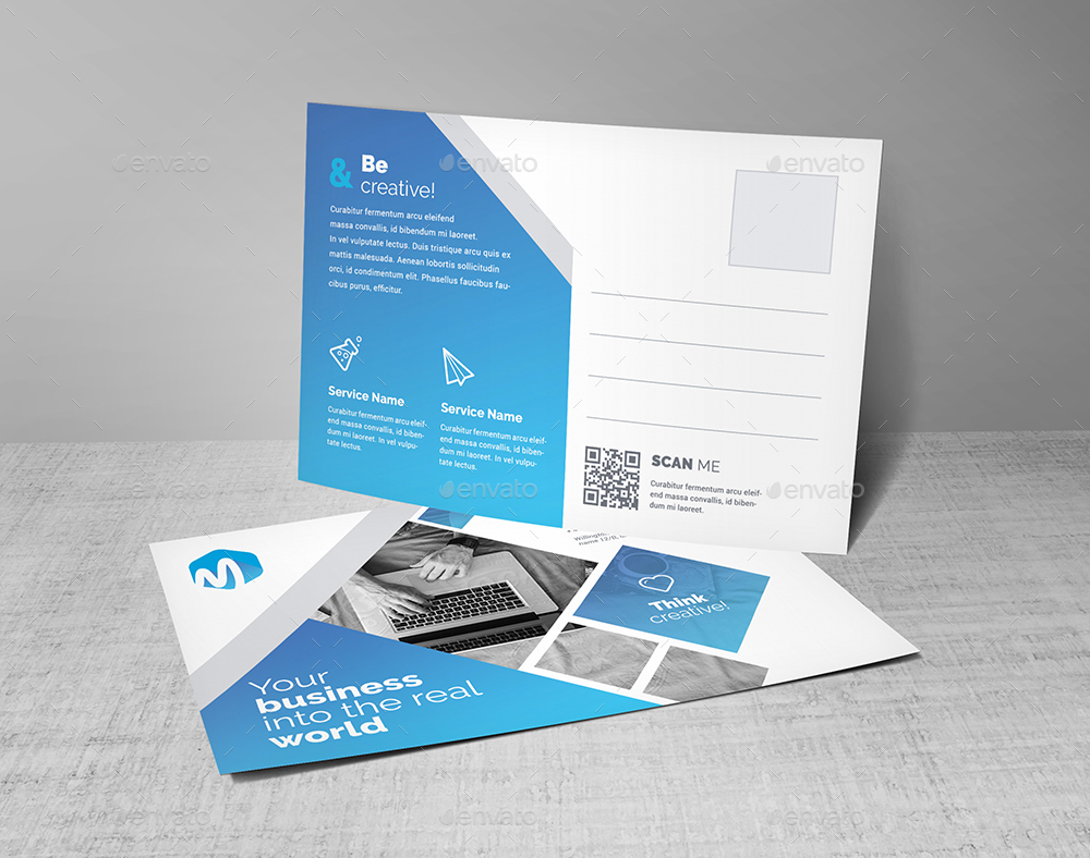 Postcard Template by generousart | GraphicRiver