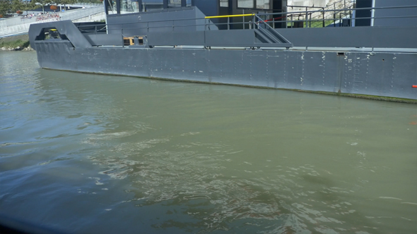 Boat Approaching the Pier, Stock Footage | VideoHive