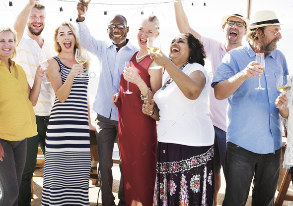 Group Of People Party Concept Stock Photo by Rawpixel | PhotoDune
