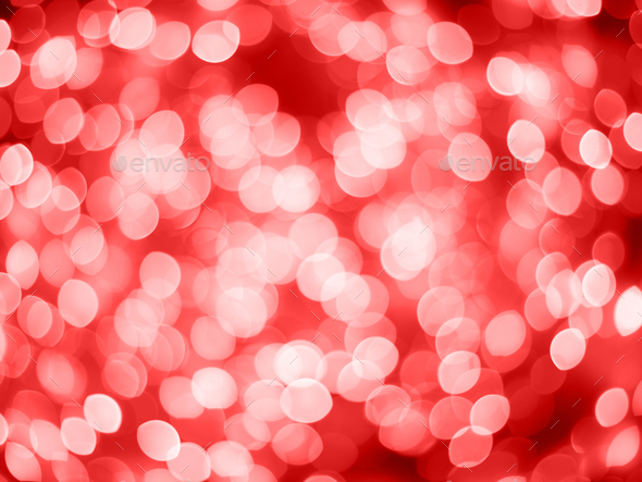 Red light blurred bokeh background, unfocused. Stock Photo by Prostock ...