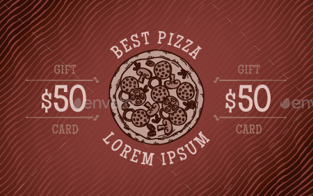 Fast Food Gift Card, Print Templates | GraphicRiver